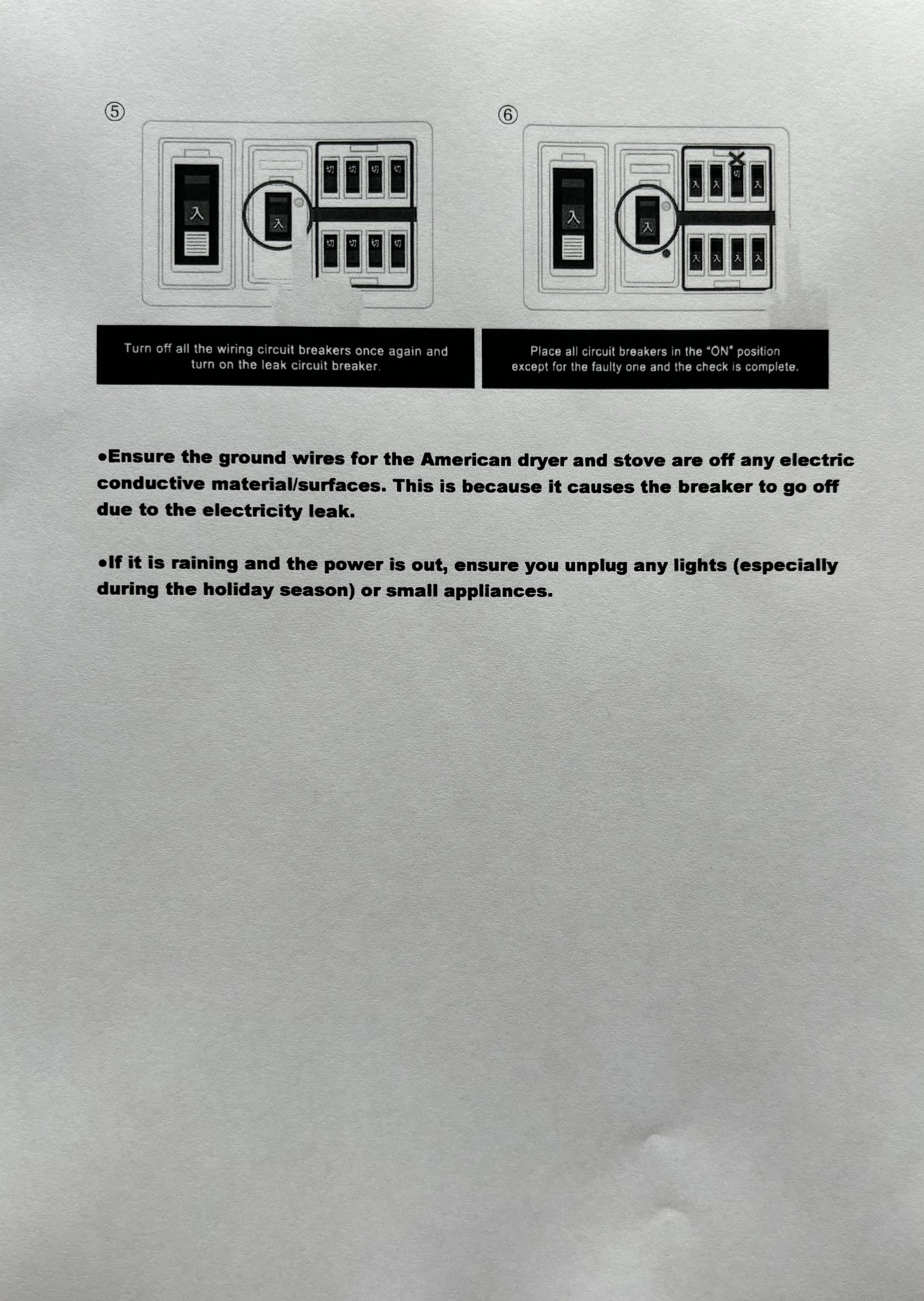 How to fix the Breaker if Tripped